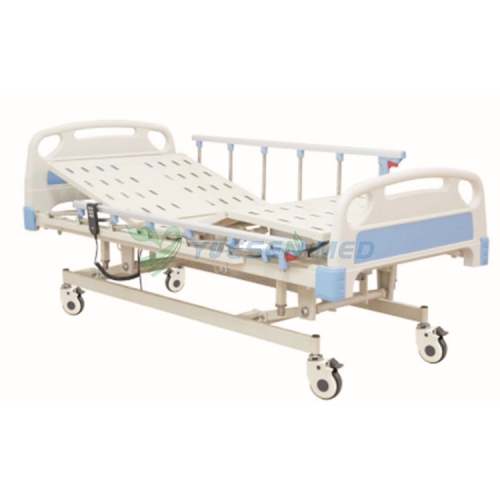 Medical Coated steel ABS Three Functions Electric Hospital Bed Patient ...