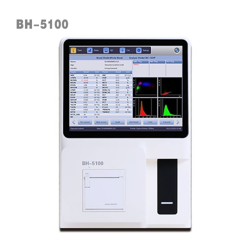 5 Part Hematology Analyzer Blood Counting Machine Blood Cell Counter ...