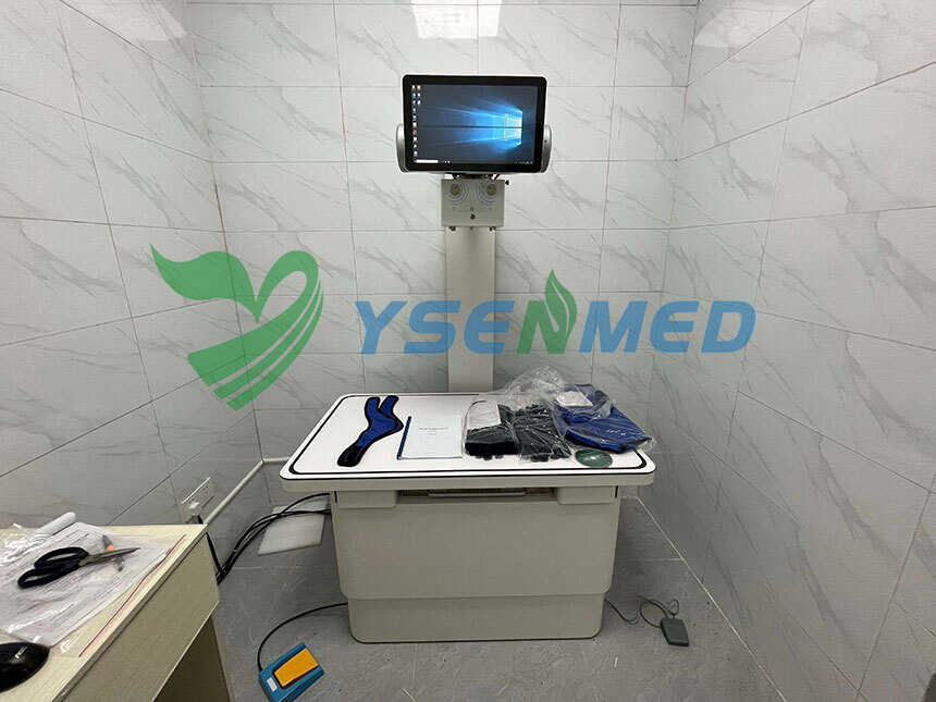 YSENMED YSDR-VET320 32kW 400mA Veterinary Digital X-Ray Machine Is ...