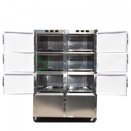 YSSTG0108 Stainless Steel 8 Body Morgue Freezer