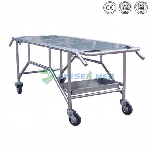 Quality Stainless Steel Morgue Transport Stretcher YSTSC-07 Cheap